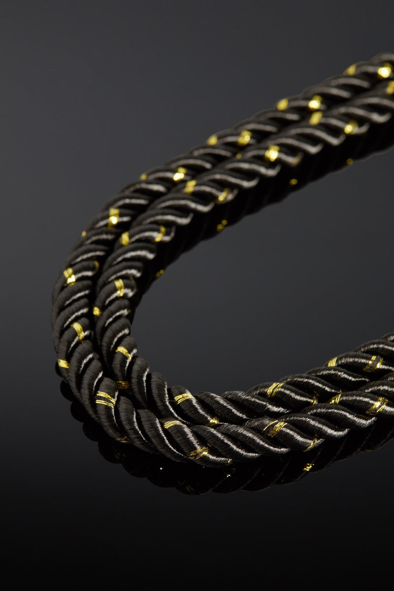Ligatura Noctis — Conductive Bondage Rope in Black – House of SXN